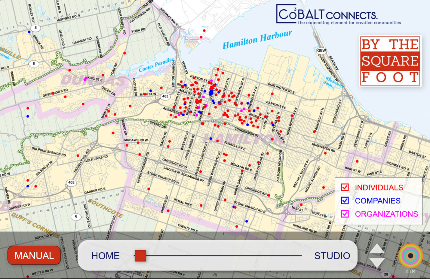 CoBALT Connects | By The Square Foot Map